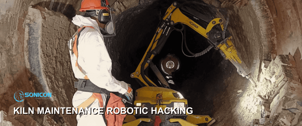 Kiln Maintenance Robotic Hacking | Sonicon Construction