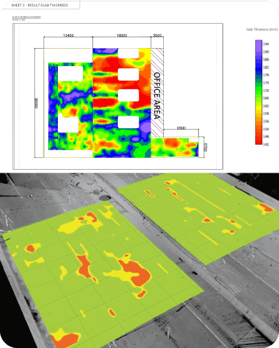 Concrete Corrosion Mapping with Void & Crack Imaging | Sonicon Construction